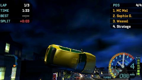 Screenshot of Need for Speed: Underground - Rivals (PSP, 2005) - MobyGames
