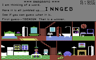 Screenshot of Little Computer People (Commodore 64, 1985) - MobyGames