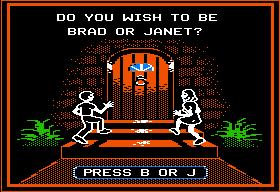 Screenshot of The Rocky Horror Show (Apple II, 1985) - MobyGames