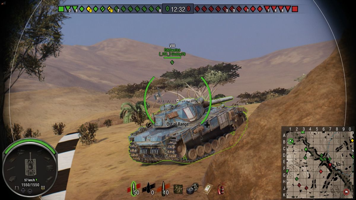 Screenshot of World of Tanks: Edelweiss Loaded (PlayStation 4, 2017 ...