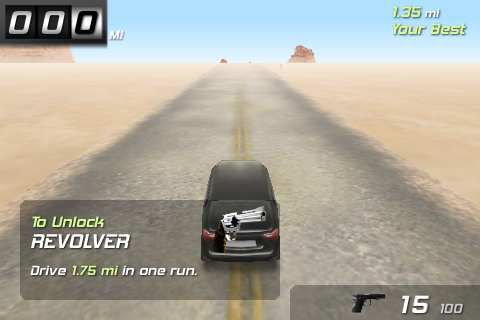 Screenshot of Zombie Highway (iPhone, 2010) - MobyGames