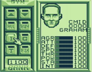 Screenshot of Speedball 2: Brutal Deluxe (Game Boy, 1990) - MobyGames
