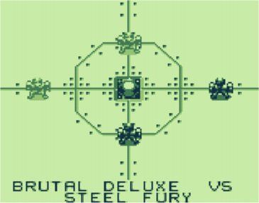 Screenshot of Speedball 2: Brutal Deluxe (Game Boy, 1990) - MobyGames