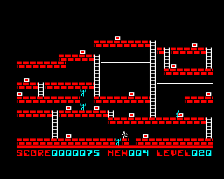 Screenshot of Lode Runner (BBC Micro, 1983) - MobyGames