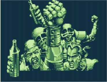 Screenshot of Speedball 2: Brutal Deluxe (Game Boy, 1990) - MobyGames