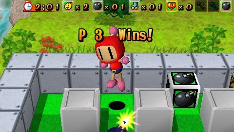 Screenshot of Bomberman (PSP, 2006) - MobyGames