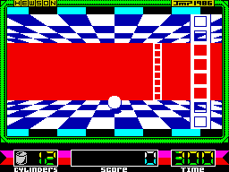 Screenshot of Impossaball (ZX Spectrum, 1987) - MobyGames