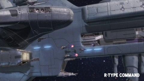Screenshot of R-Type Command (PSP, 2007) - MobyGames
