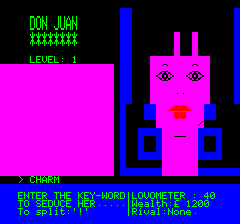 Screenshot of Don Juan (Oric, 1984) - MobyGames