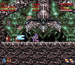 Screenshot of Super Turrican (SNES, 1993) - MobyGames