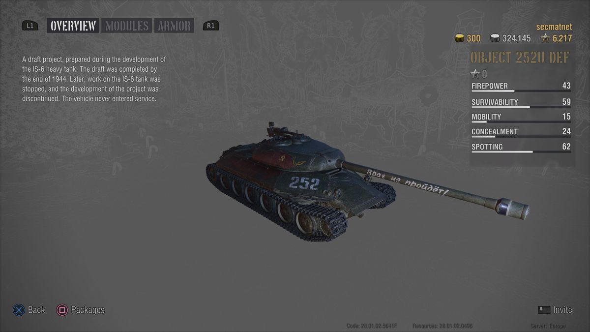 Screenshot of World of Tanks: Defender Ultimate (PlayStation 4, 2018 ...