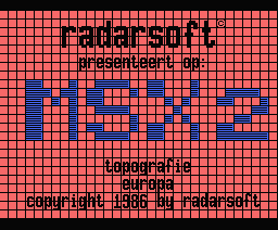 Screenshot of Maps Europe (MSX, 1984) - MobyGames