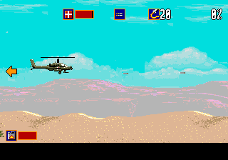 Screenshot of Gunship (Genesis, 1993) - MobyGames