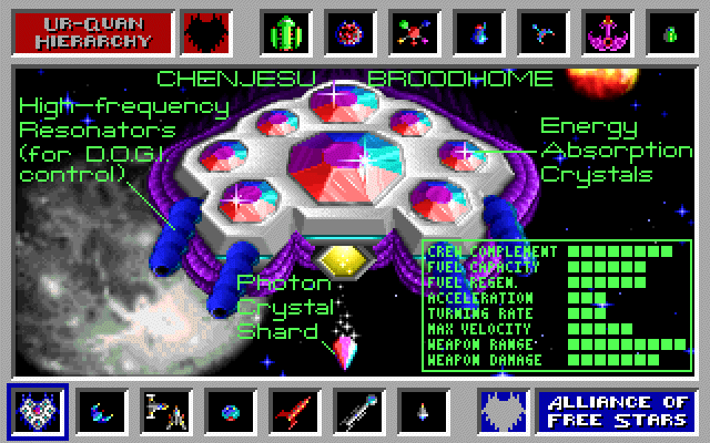 Screenshot of Star Control (DOS, 1990) - MobyGames