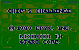 Screenshot of Chip's Challenge (Lynx, 1989) - MobyGames