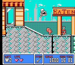 Screenshot of Panic Restaurant (NES, 1992) - MobyGames