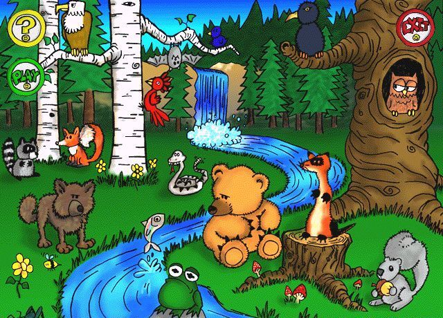 Screenshot of Click And Learn: Forest Field Trip (Windows, 1998) - MobyGames