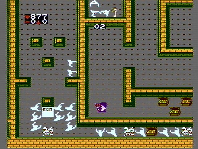 Screenshot of Gauntlet (NES, 1988) - MobyGames