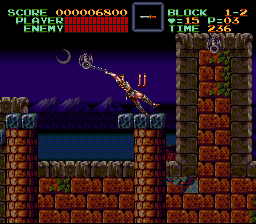 Screenshot of Super Castlevania IV (SNES, 1991) - MobyGames