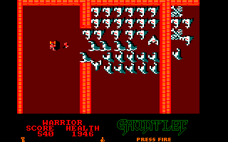 Screenshot of Gauntlet (Amstrad CPC, 1985) - MobyGames