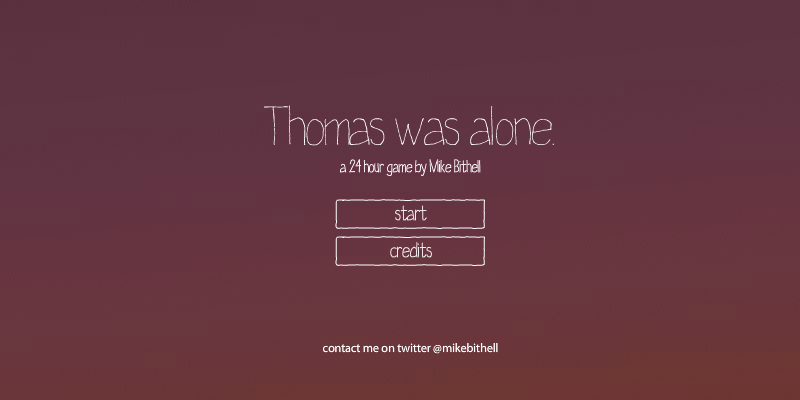 Thomas was Alone screenshots - MobyGames