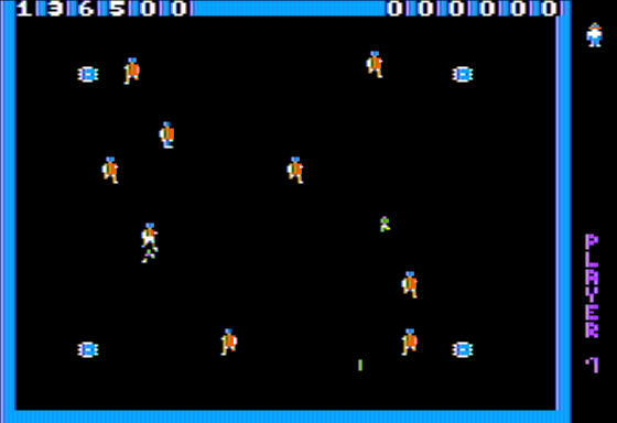 Screenshot of Robot Battle (Apple II, 1982) - MobyGames