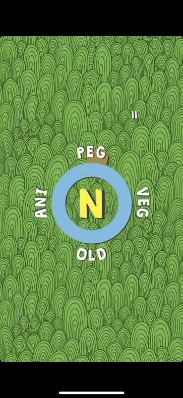 Screenshot of Clockwords! (iPhone, 2015) - MobyGames