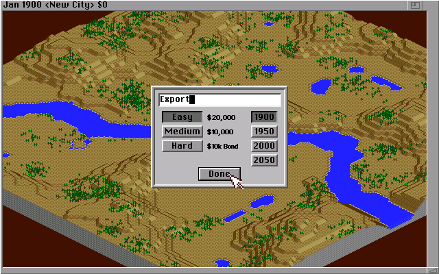 Screenshot of SimCity 2000 (Amiga, 1993) - MobyGames