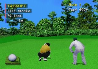 Screenshot of Masters: Harukanaru Augusta 3 (SEGA Saturn, 1994) - MobyGames