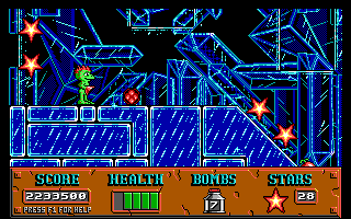 Screenshot of Cosmo's Cosmic Adventure (DOS, 1992) - MobyGames