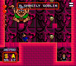 Screenshot of The Addams Family (Genesis, 1992) - MobyGames
