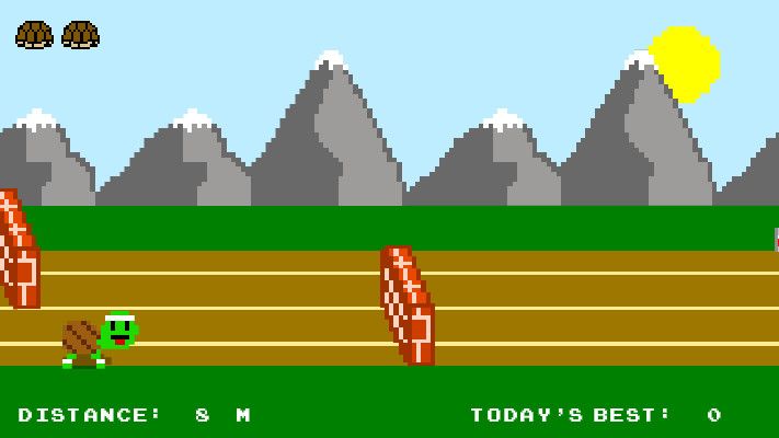 Screenshot of Hurdle Turtle (Browser, 2010) - MobyGames