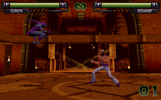 Screenshot of FX Fighter (DOS, 1995) - MobyGames
