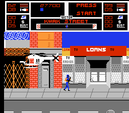 Screenshot of NARC (NES, 1989) - MobyGames