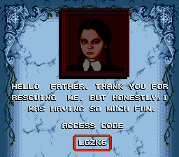 Screenshot of The Addams Family (Genesis, 1992) - MobyGames