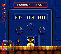 Screenshot of The Addams Family (Genesis, 1992) - MobyGames