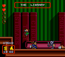 Screenshot of The Addams Family (Genesis, 1992) - MobyGames