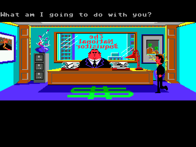 Screenshot of Zak McKracken and the Alien Mindbenders (Macintosh, 1988 ...