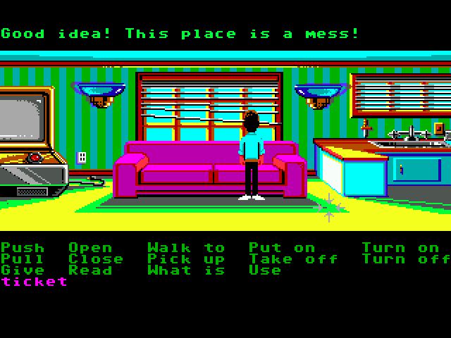 Screenshot of Zak McKracken and the Alien Mindbenders (Macintosh, 1988 ...