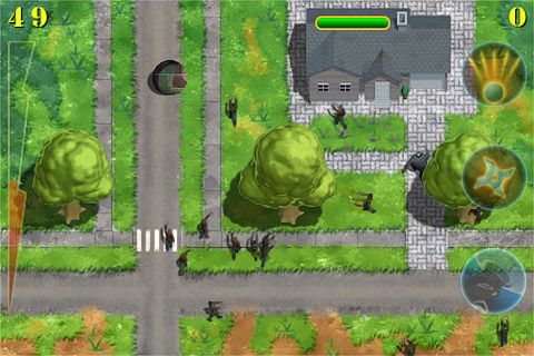 Screenshot of Zombie Ball (iPhone, 2011) - MobyGames