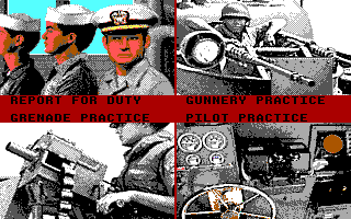 Screenshot of Gunboat (DOS, 1990) - MobyGames