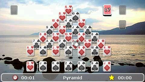Screenshot of Best of Solitaire (PSP, 2011) - MobyGames