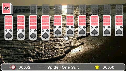 Screenshot of Best of Solitaire (PSP, 2011) - MobyGames