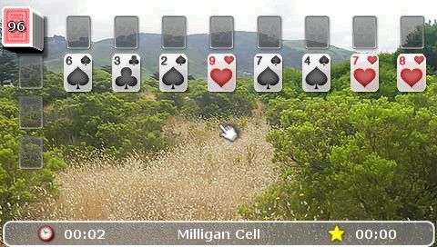 Screenshot of Best of Solitaire (PSP, 2011) - MobyGames
