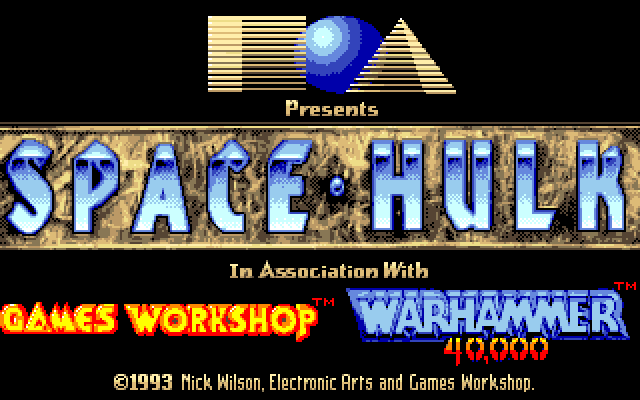 Screenshot of Space Hulk (PC-98, 1993) - MobyGames