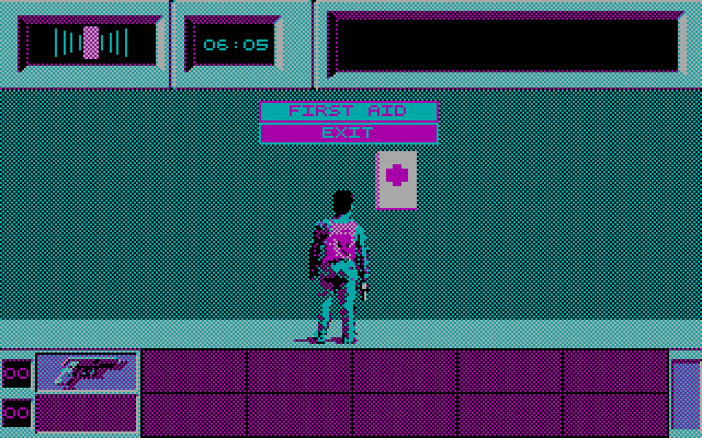 Screenshot of Die Hard (DOS, 1989) - MobyGames