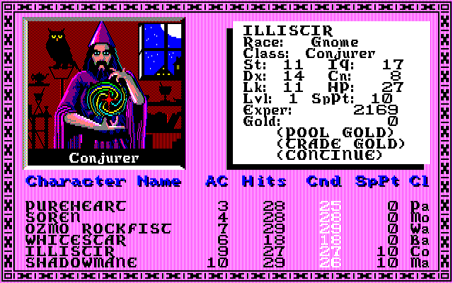 Screenshot of Tales of the Unknown: Volume I - The Bard's Tale (PC-98 ...