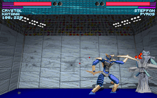 Screenshot of One Must Fall 2097 (DOS, 1994) - MobyGames