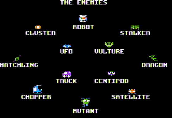 Screenshot of Vindicator (Apple II, 1983) - MobyGames