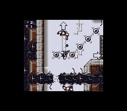 Screenshot of Contra III: The Alien Wars (Game Boy, 1992) - MobyGames